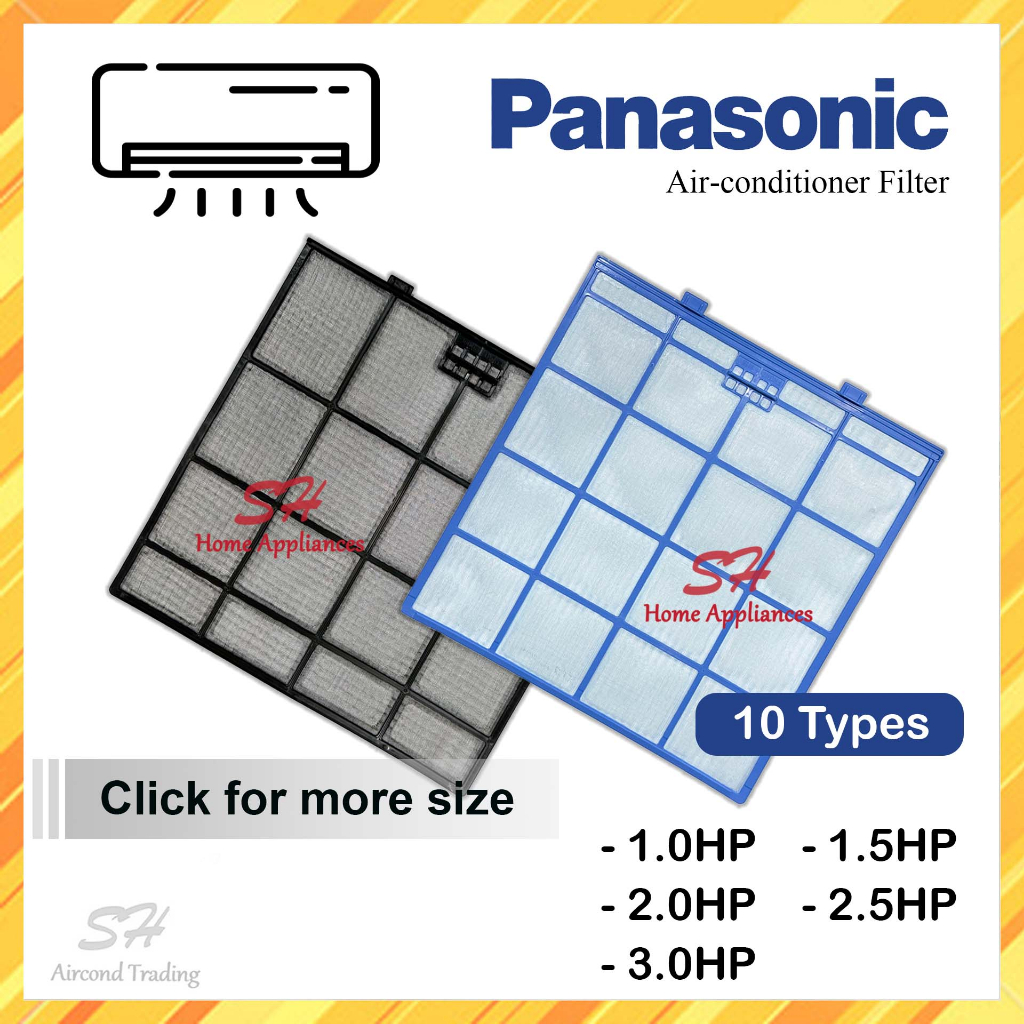 [1pcs] Original Panasonic Aircond Filter 1.0HP 1.5HP 2.0HP 2.5HP 3.0HP ...