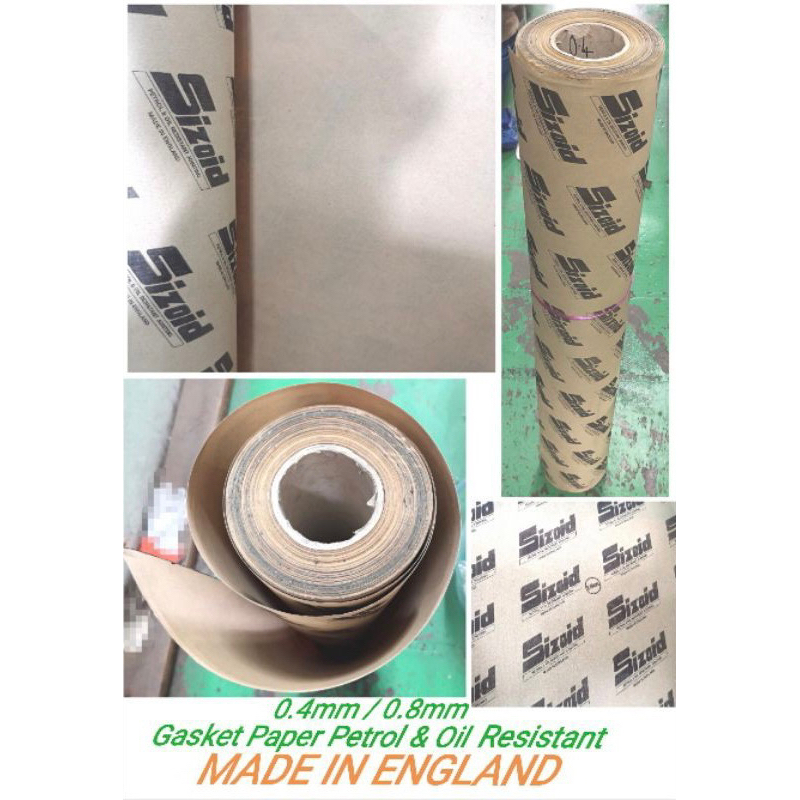 Sizoid Gasket Paper 0.4mm x 50mtr x 3ft Height Roll | Shopee Malaysia