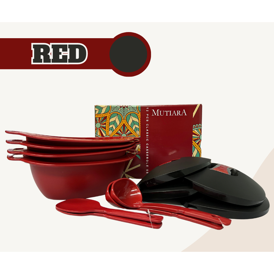 Mutiara 12 Pcs Classic Casserole Set – Kitchen, Cookware, Gifting ...