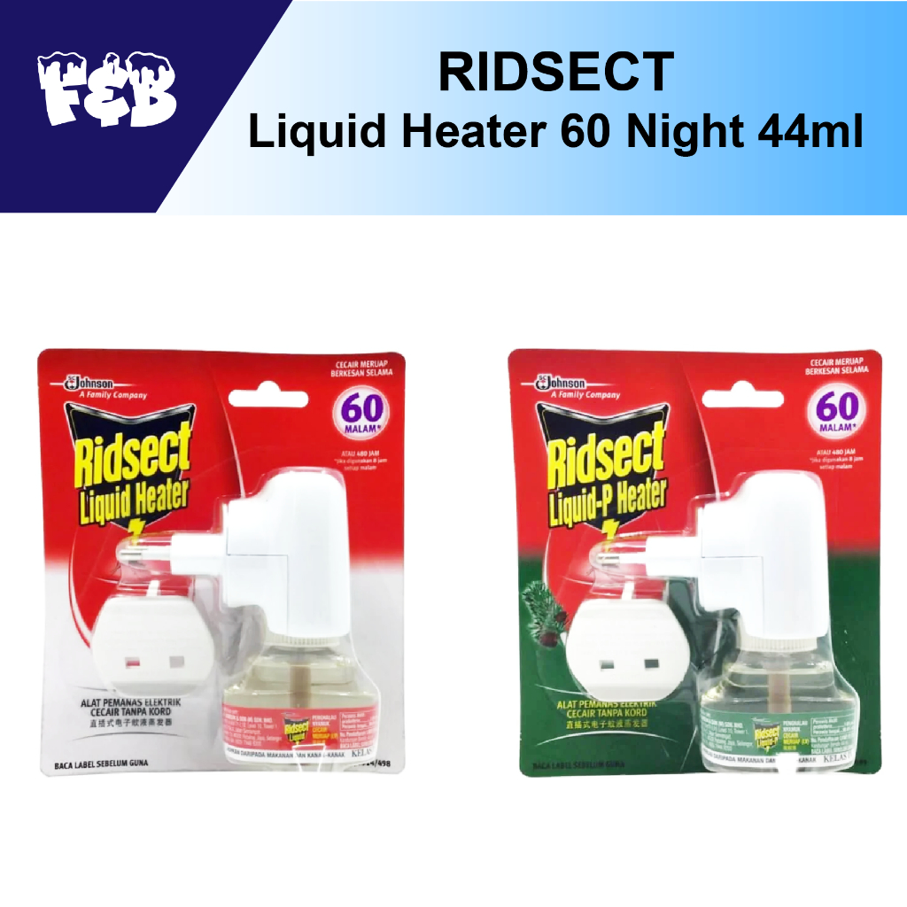 Ridsect Liquid Heater 60 Night 44ml | Shopee Malaysia