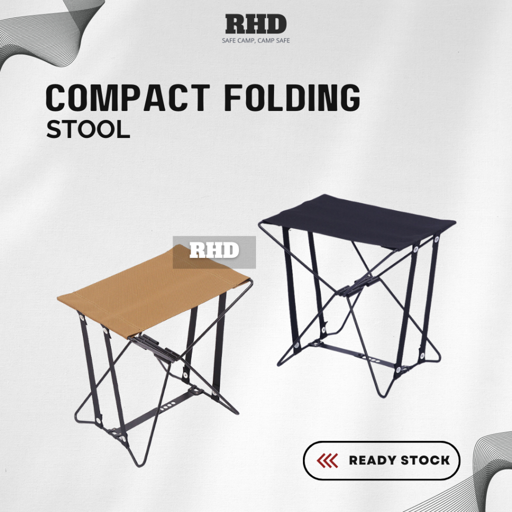 Compact Foldable Stool Outdoor Mini Camping Picnic Tactical Portable ...