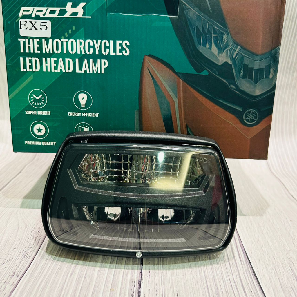 ORIGINAL PRO-X EX5 HIGH POWER DREAM LAMPU LED HEADLAMP HEAD LAMP V1 SMOKE HEADLIGHT WITH H4 ...