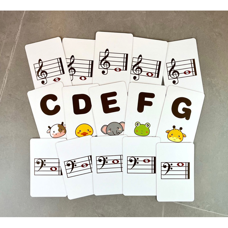 music flash card /sight reading flash card/ music note card/ 音乐卡/音符卡 ...