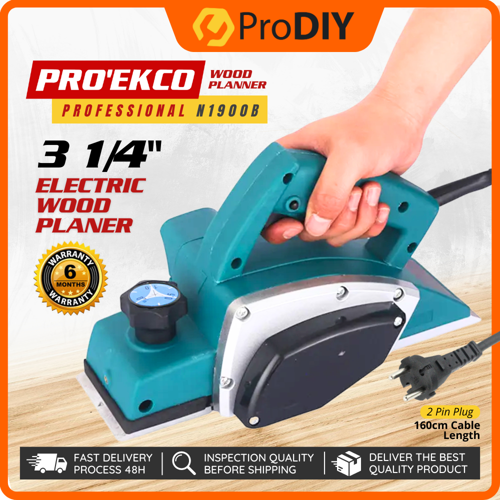N1900B Professional Wood Planer 500W Electric Power Multi-Function ...