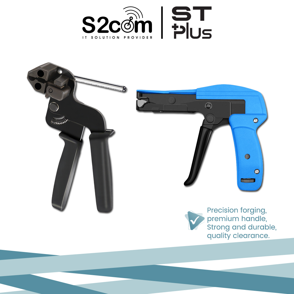 Cable Ties Plier Fastening Strap Cutting Tool Automatic Zip Gun ...