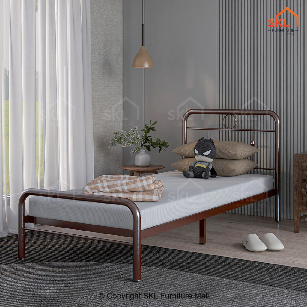 SUPER HEAVY DUTY SINGLE METAL BED FRAME /Katil Besi Single / Solid ...