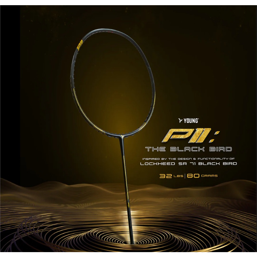 Young P11 Black Bird Badminton Racquet | Young Racket | Raket Badminton ...