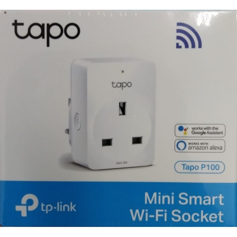 TP-Link Tapo P100 Mini Smart Home WiFi Wireless Power Socket Plug ...