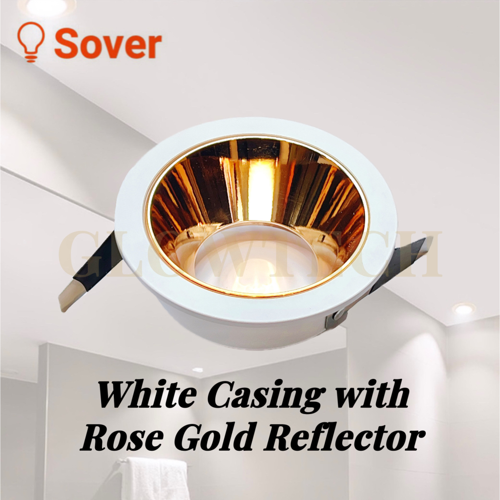 SOVER Recessed LED Eyeball Casing Fitting with Choices of Reflector ...