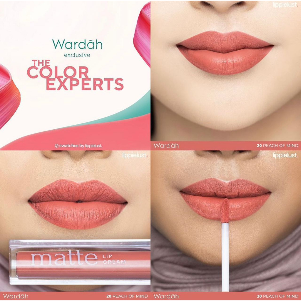 Wardah Exclusive Matte Lip Cream - Warna Intense dan Tahan Lama Halal ...