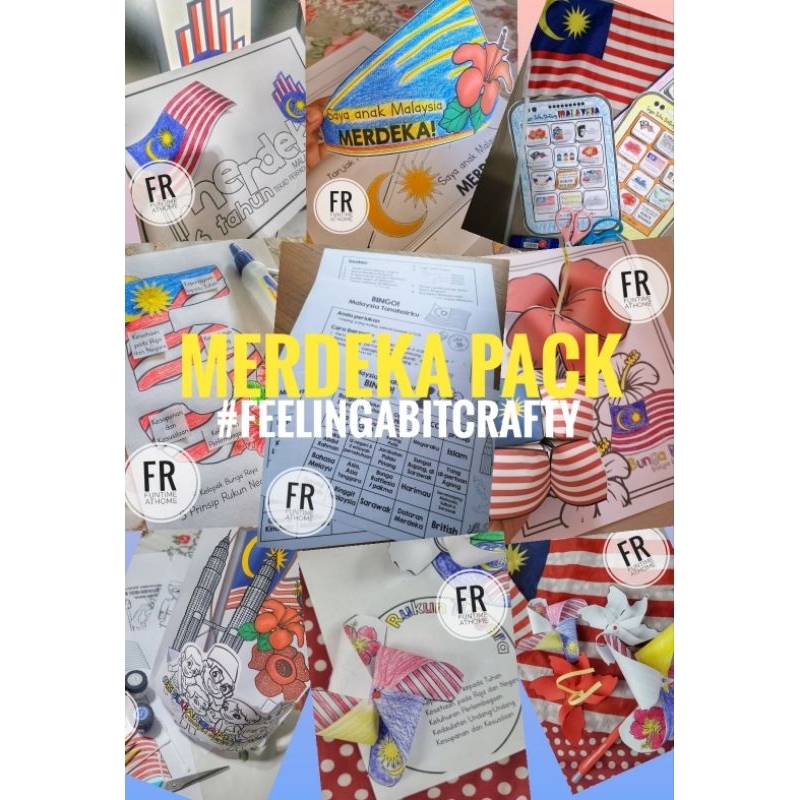 [CLIPART] [PRINTABLE CRAFT] MERDEKA PACK | Shopee Malaysia