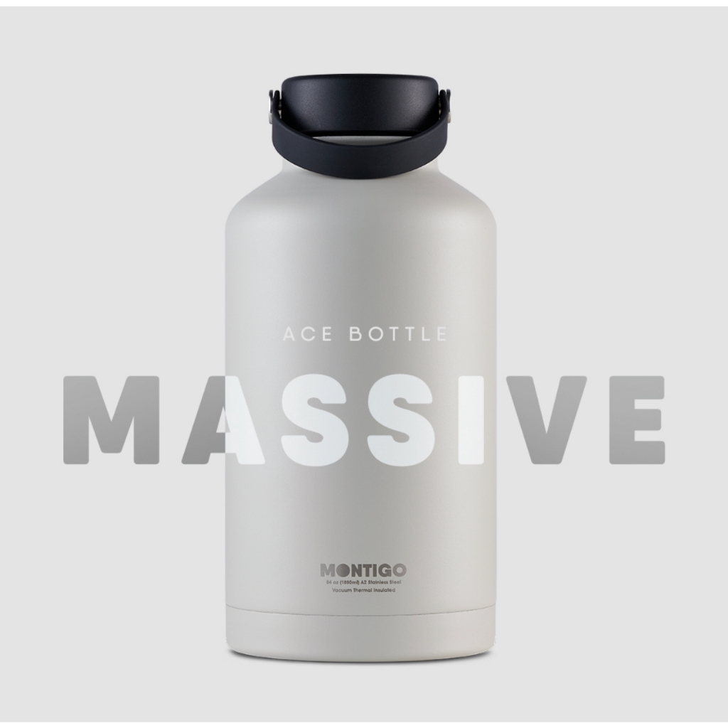 Montigo ACE Insulated Stainless Steel Bottle (Massive, 64oz) | Shopee ...