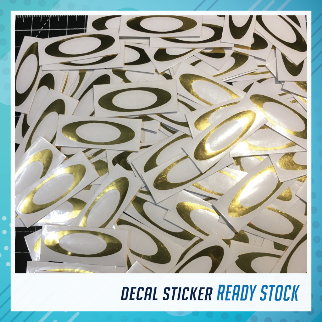 Sticker OAKLEY Fluorescent | Sticker Motor, Kereta | Shopee Malaysia