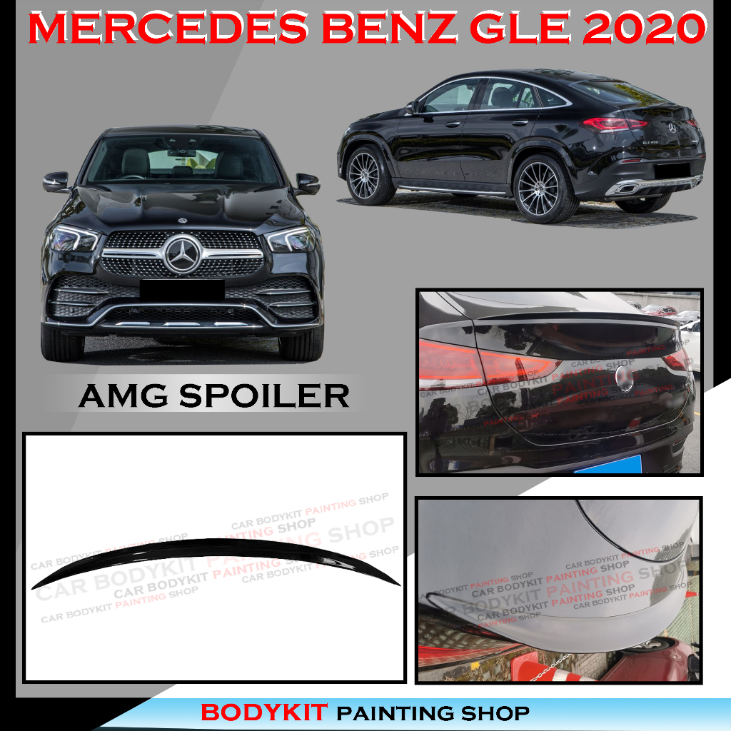 MERCEDES BENZ GLE-CLASS W167 2019+ AMG TYPE CAR SPOILER REAR DUCKTAIL ...