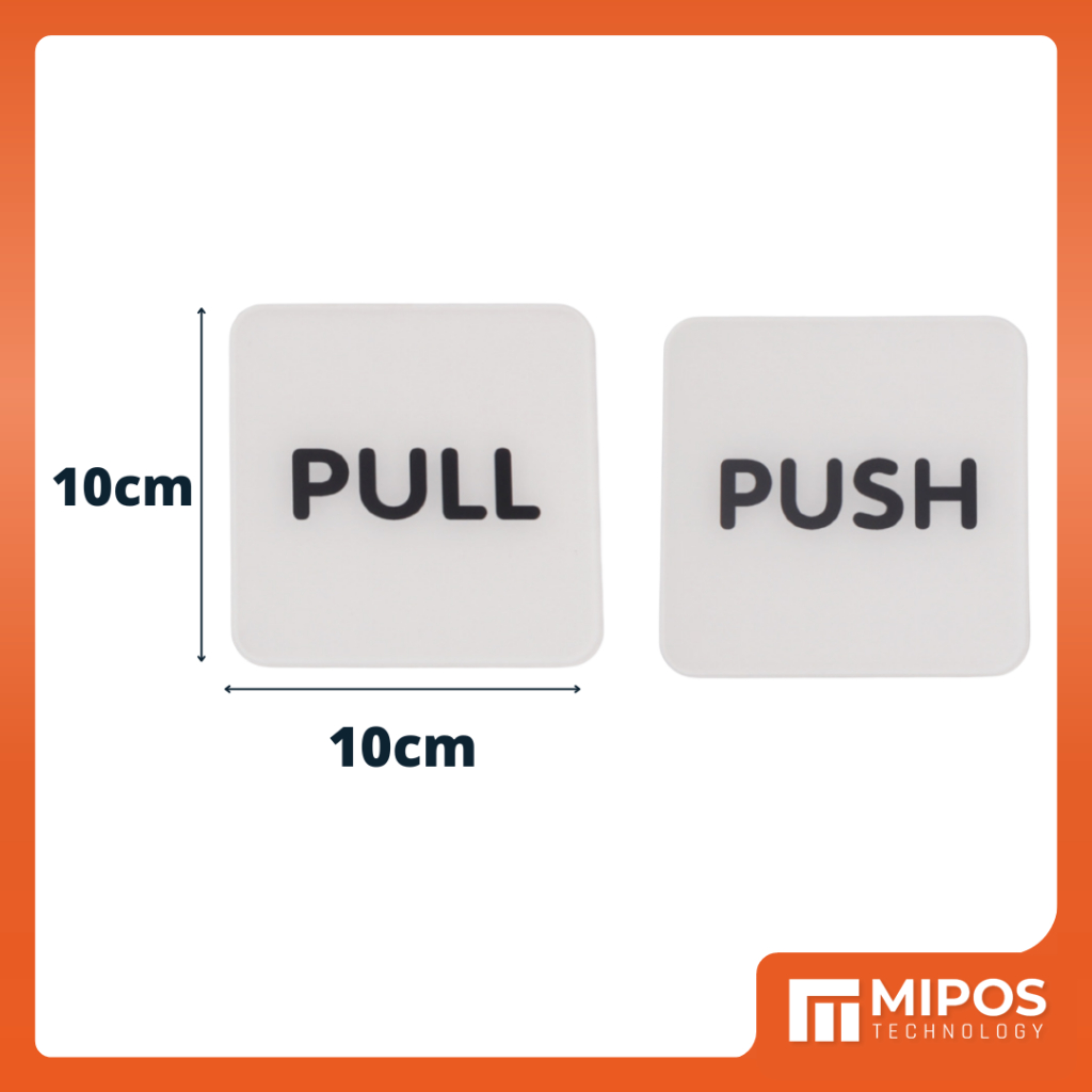 Push Pull Signage / Push Pull Sign / Acrylic Push Pull Sign / 推拉牌 ...