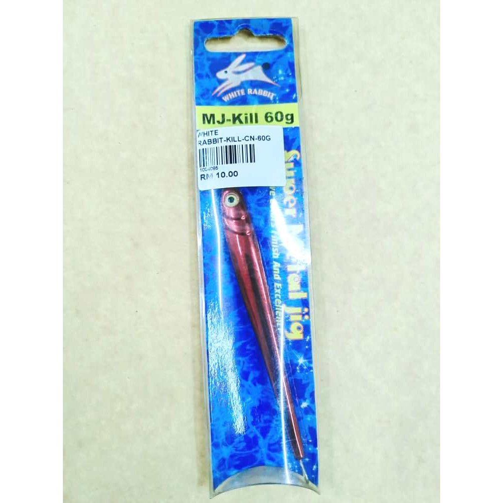 White Rabbit MJ-Kill 60g Metal Jig (Clear Stock) | Shopee Malaysia