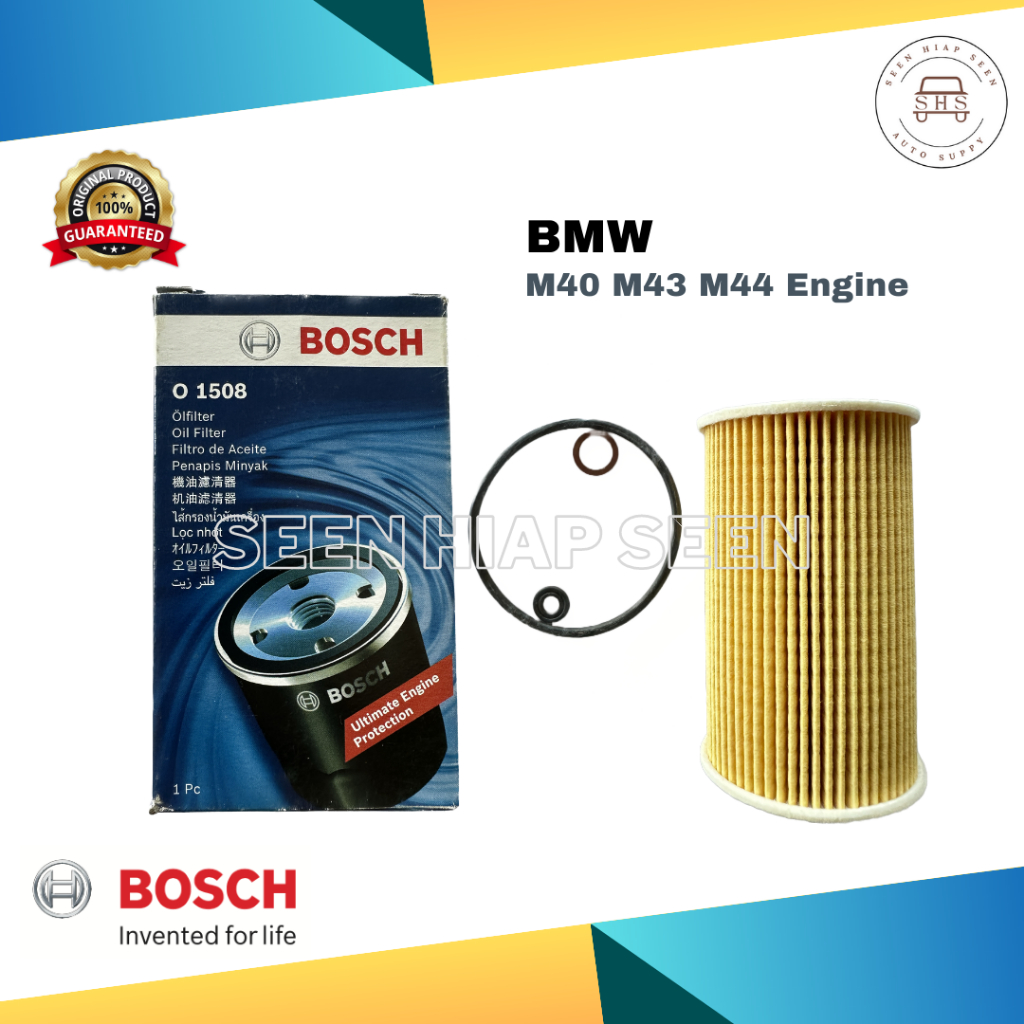 BOSCH Oil Filter O1508 0986AF1508 for BMW M40 M43 M44 Engine | Shopee Malaysia