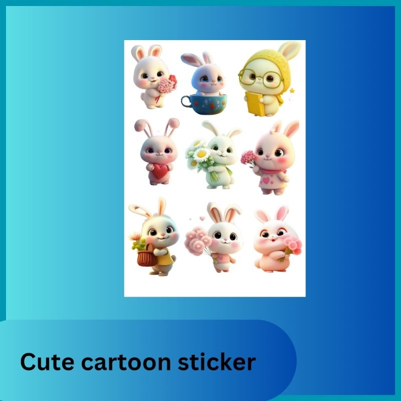 💞💢Sticker Cartoon Cute💢💞 | Shopee Malaysia