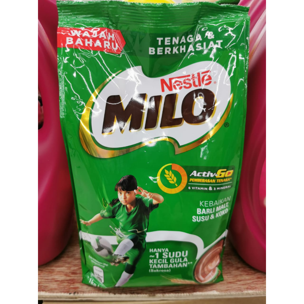Nestle Milo refill 1kg Nestle Milo Softpack 1kg NESTLE MILO ACTIV-GO ...