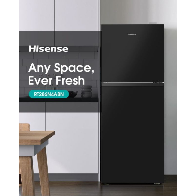 Hisense Inverter 2 Doors Refrigerator 240L RT286N4ABN | Shopee Malaysia