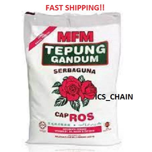 [READY STOCK] Cake flour /Cap Ros Tepung Gandum 850g. Tepung Serbaguna ...