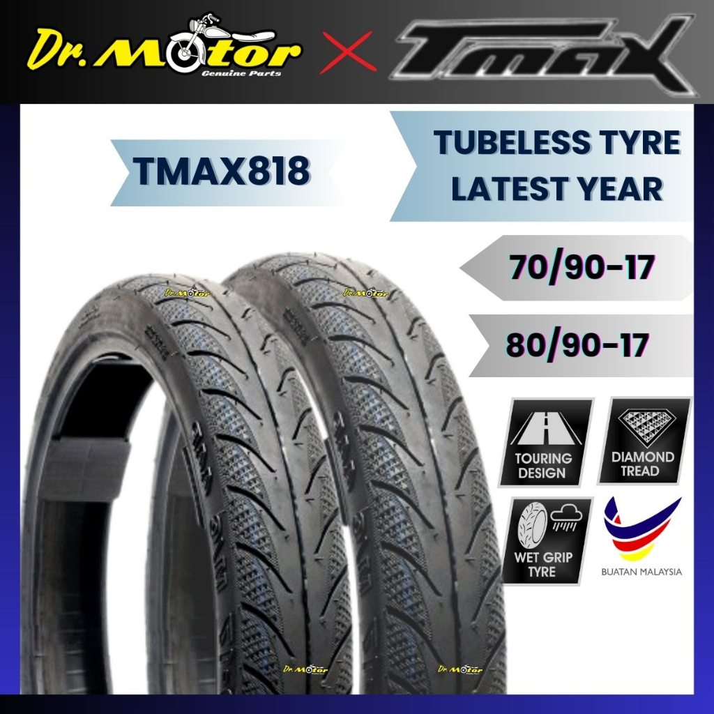 MAXXIS DIAMOND Tyre Tubeless 70 90 80 60 110 120 100 17 14 Tayar Motor Tayer Moto Tire ...