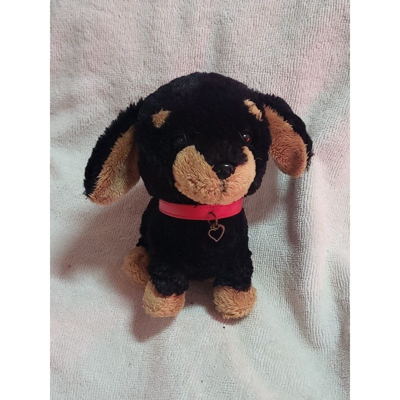 Authentic Sunlemon Pups! Black Miniature Dachshund Beanie Plush Soft Toy | Shopee Malaysia