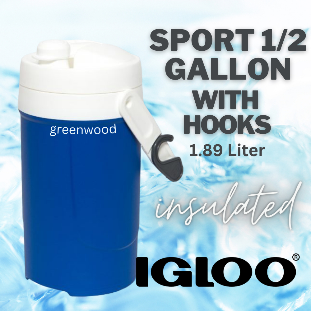 IGLOO Sport 1/2 Gallon With Hook Cooler Jug ( Original, 1.89 Liter ...