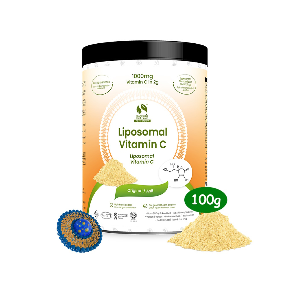 Liposomal Vitamin C Original (100g) Max Absorption | Kuat immune sistem | Kurang Sakit | Shopee ...