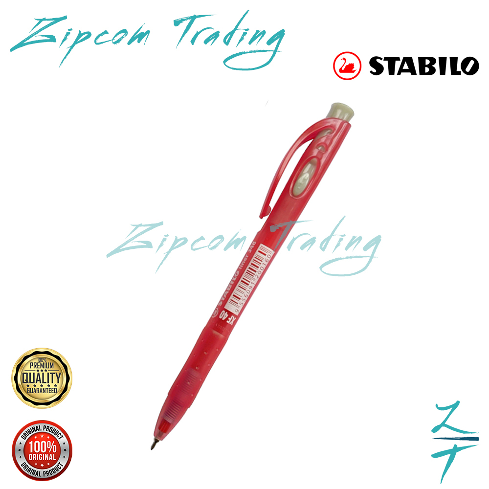 STABILO Liner 348 Ballpoint Pen / Retractable Semi Gel Pen | Shopee ...