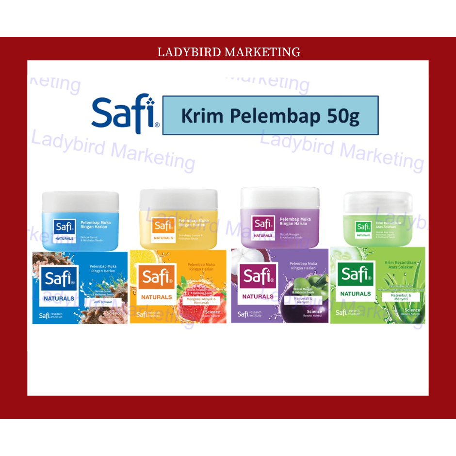 SAFI Krim Pelembap 50g / Krim muka / Moisturiser cream | Shopee Malaysia