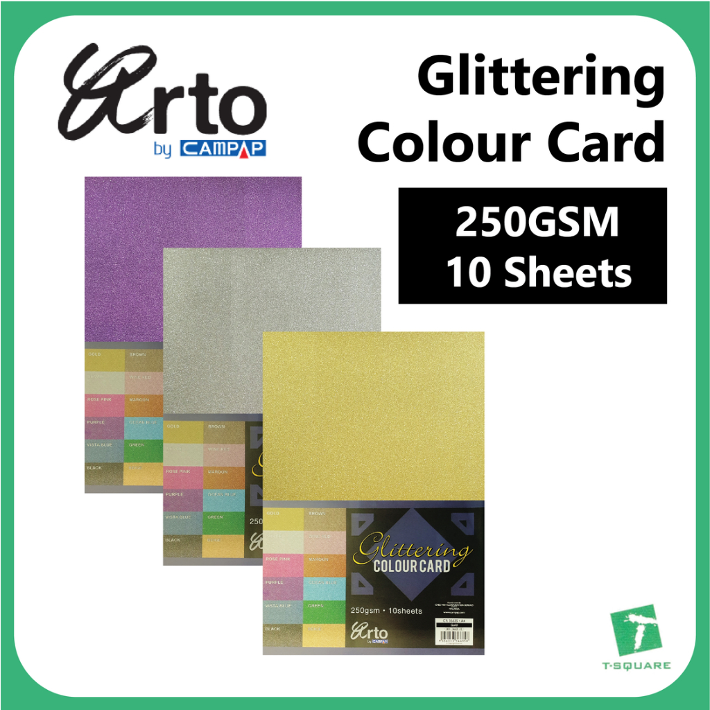 Arto Glittering Color Card A4 (10 Sheets) | Shopee Malaysia