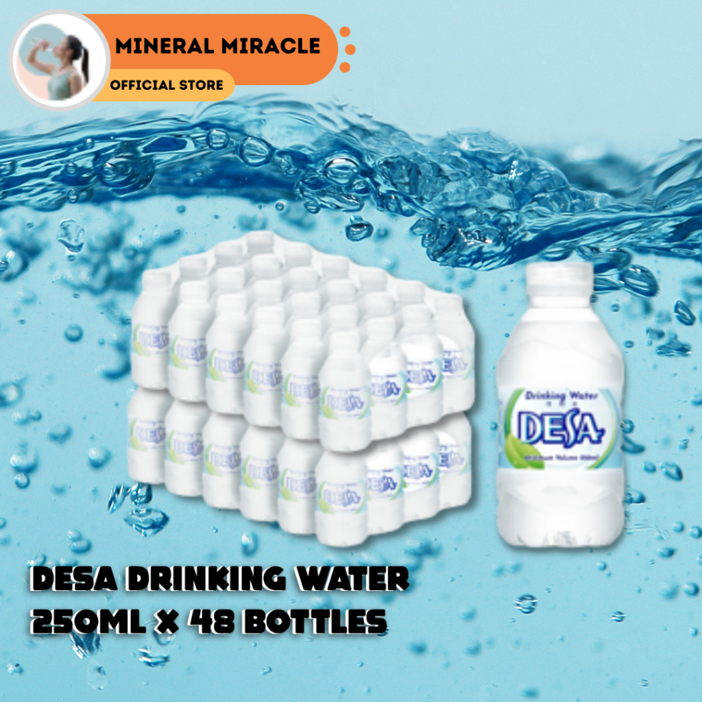 DESA Drinking Water (2 PACKS 250ml x 24 bottles) | Shopee Malaysia