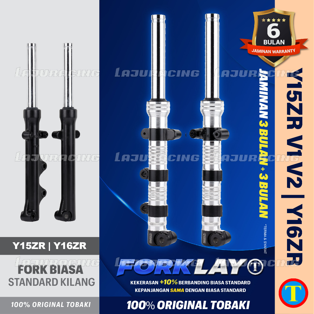 TOBAKI Original FORK LAY Y15 Y16 LC135 4S 5S WAVE EX5 DREAM CLASS LAGENDA SRL Fi Y125Z KRISS ...