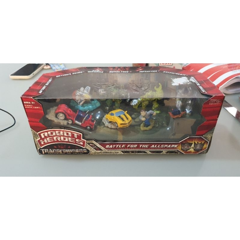 HASBRO TRANSFORMERS BATTLE FOR THE ALLSPARK AUTOBOT RATCHET/OPTIMUS ...