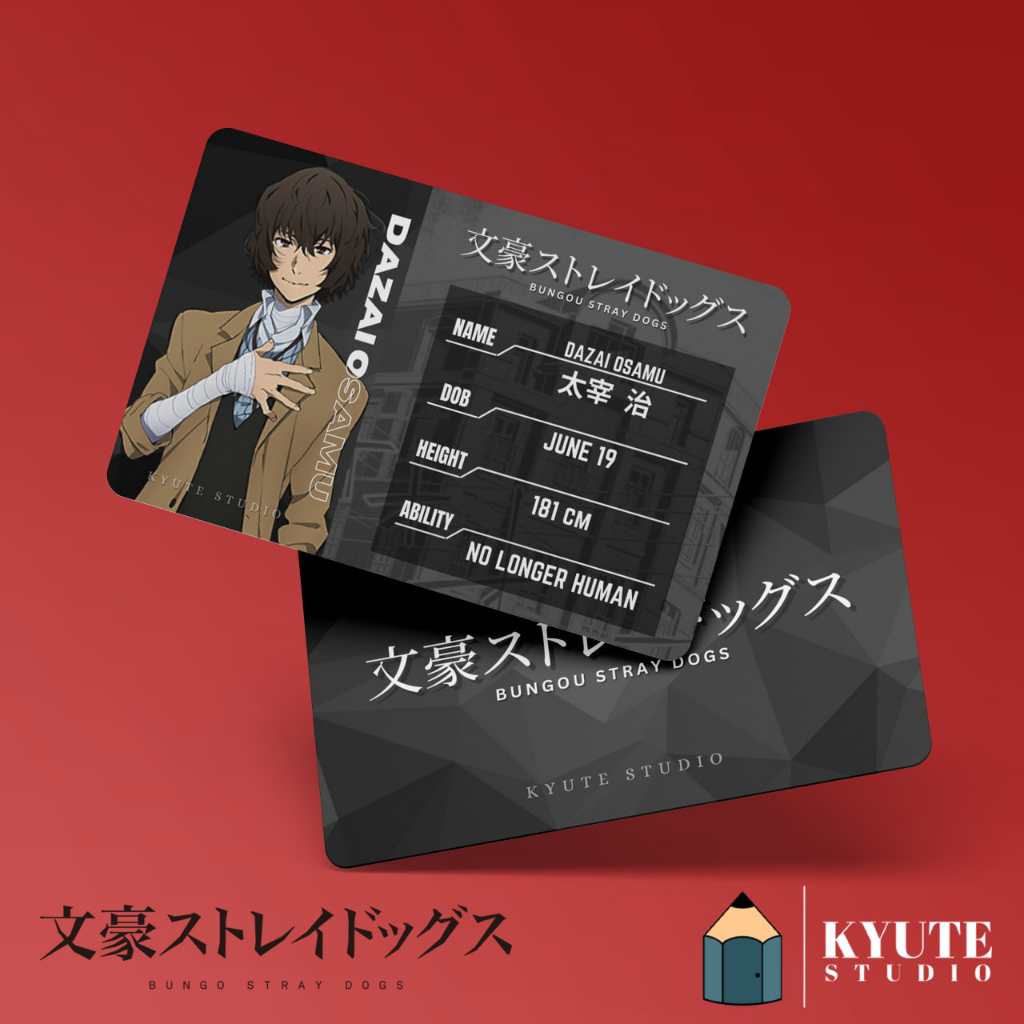 BUNGOU STRAY DOGS ID CARD COLLECTION | Shopee Malaysia