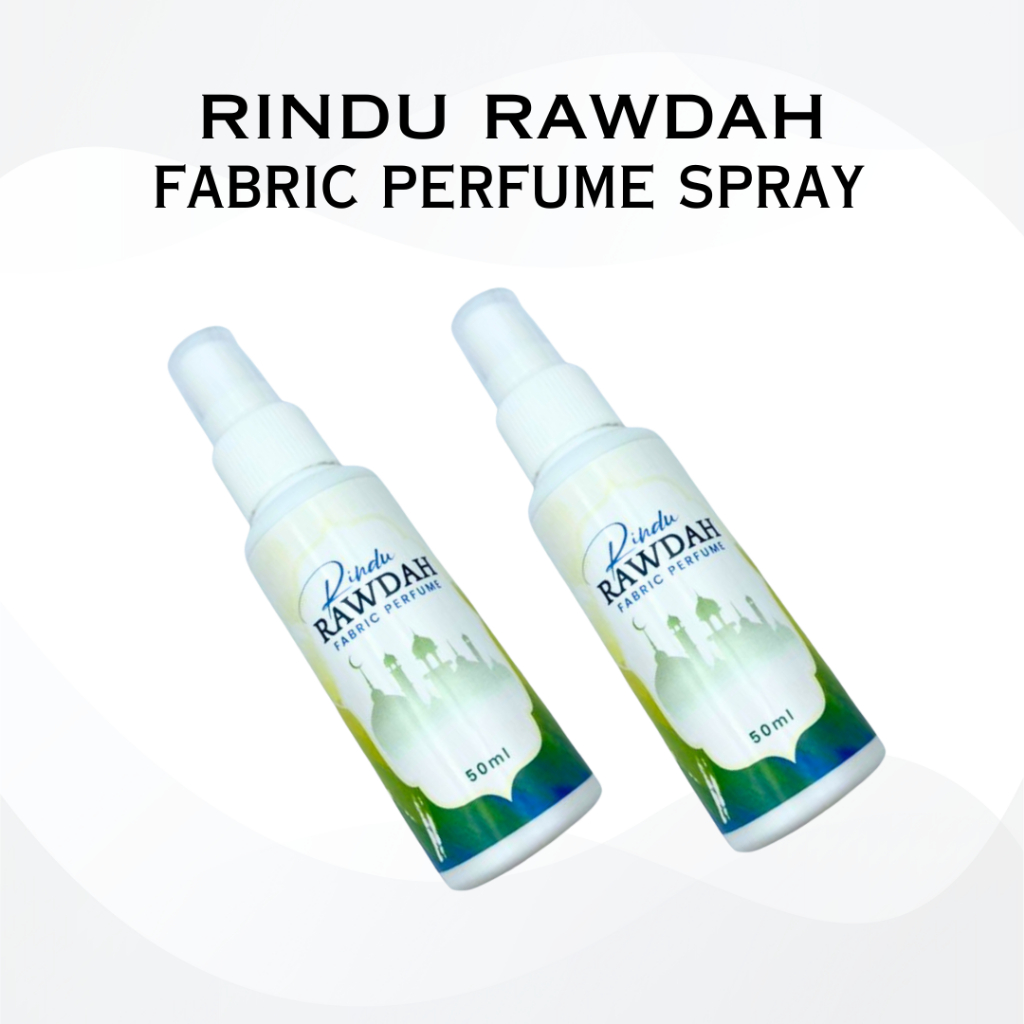 Rindu Rawdah Fabric Spray Wangian Raudhah Madinah Pewangi Sejadah ...