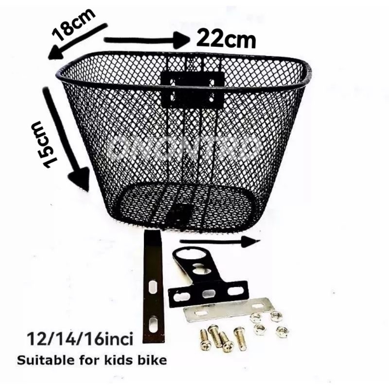 Front Basket Full Set / Bicycle basket / Bakul Basikal /Basket Basikal ...