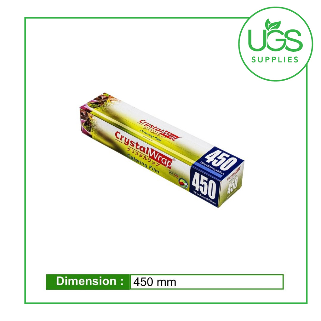 Crystal Wrap Catering Film 450mm with Cutter Inside | Shopee Malaysia