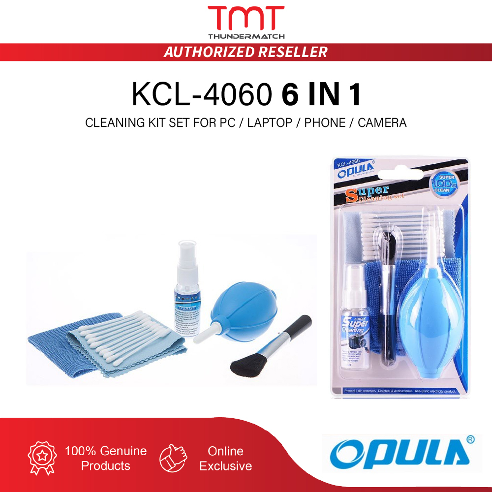 Opula KCL-4060 6 IN 1 Cleaning Kit Set With Dust-Blower For PC / Laptop ...