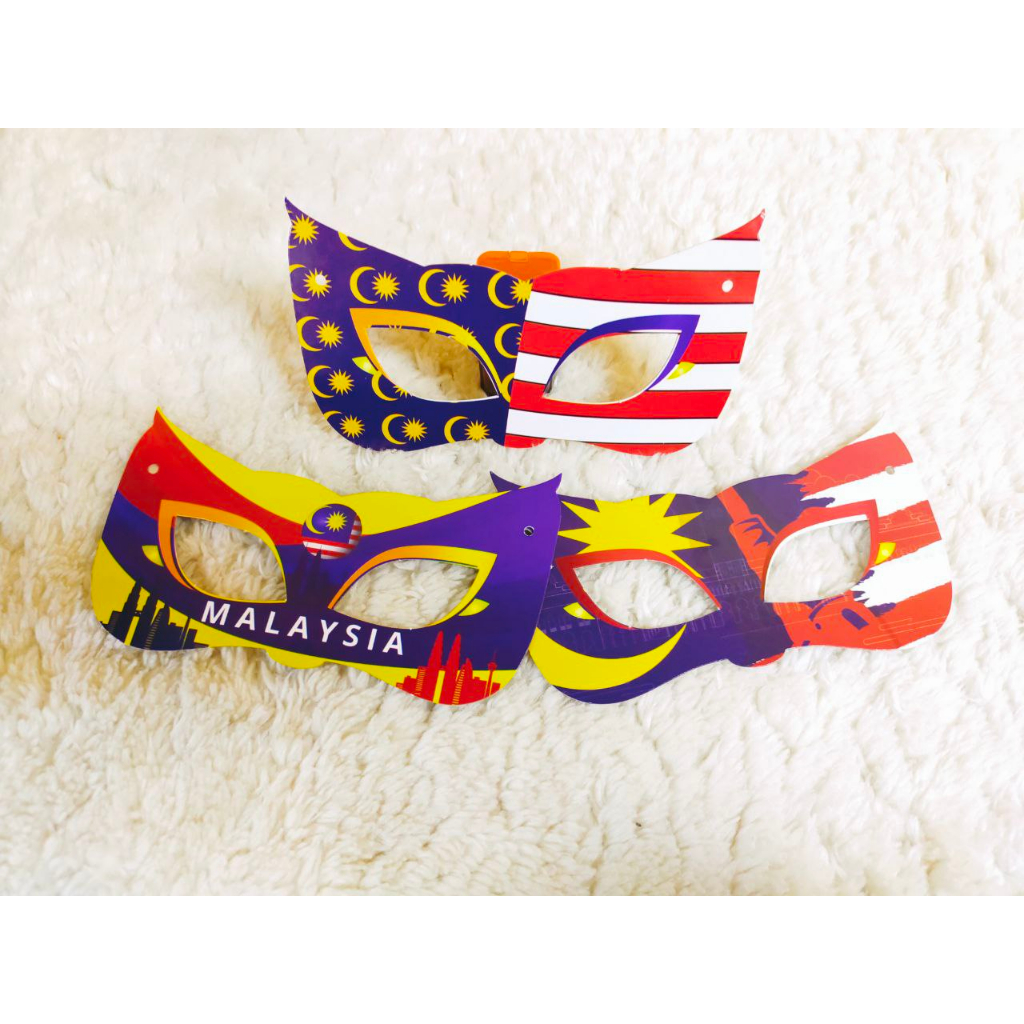 TOPENG EDISI MERDEKA | TOPENG MATA UNTUK BUDAK | MASK INDEPENDENCE DAY ...