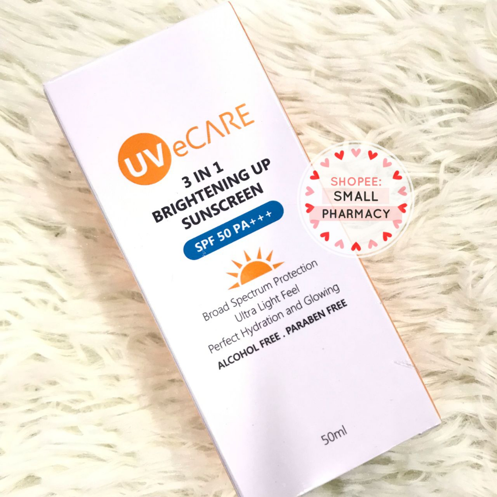 UVeCare 3 in 1 Brightening Up Sunscreen SPF 50 PA +++ 610841 50ml ...