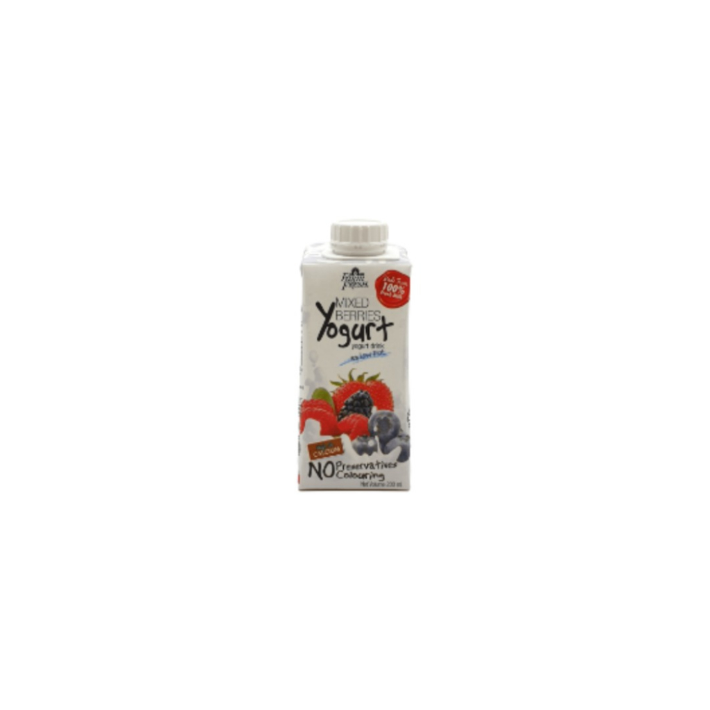 Farm Fresh Yogurt Drink Mixed Berries Fresh Milk 200g | Shopee Malaysia