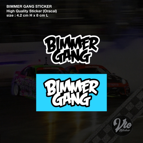 BIMMER GANG Sticker / Decal (High Quality Sticker) | Shopee Malaysia
