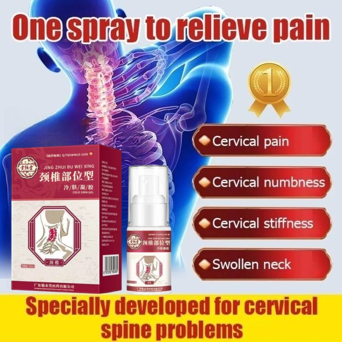 Cervical Spine Spray Cold Compress Gel Neck Pain Relief Spray Sakit ...