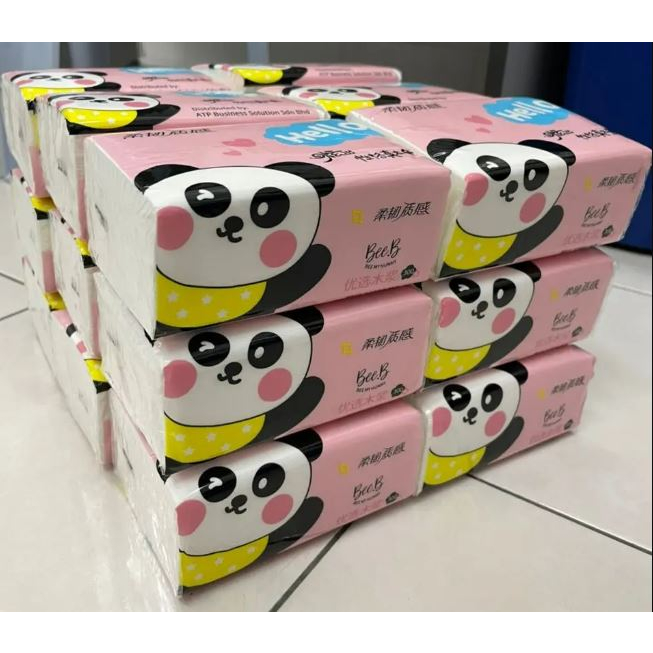 Bamboo Facial Soft Tissue Paper 300pcs per pack 4ply | Shopee Malaysia