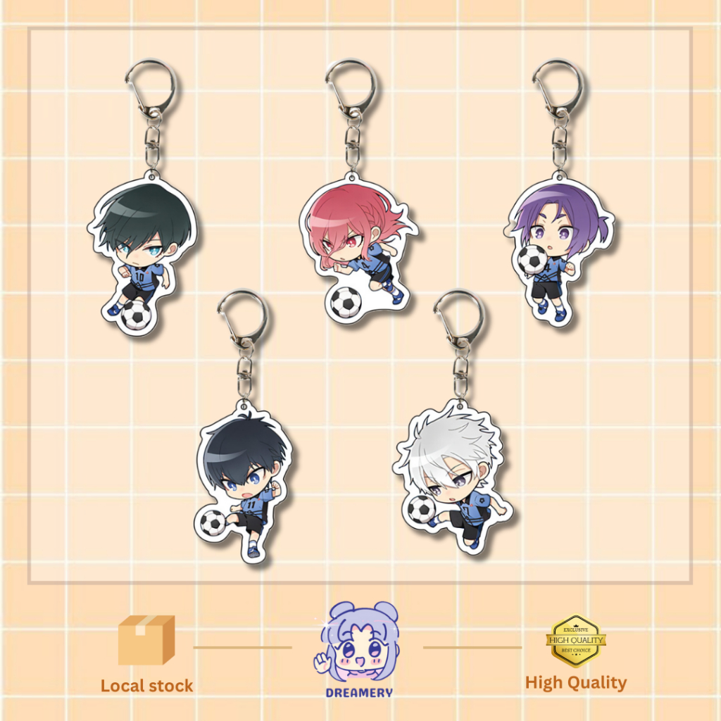 Bluelock Anime Manga Acrylic Keychain Merchandise Pendant Souvenir Rin ...