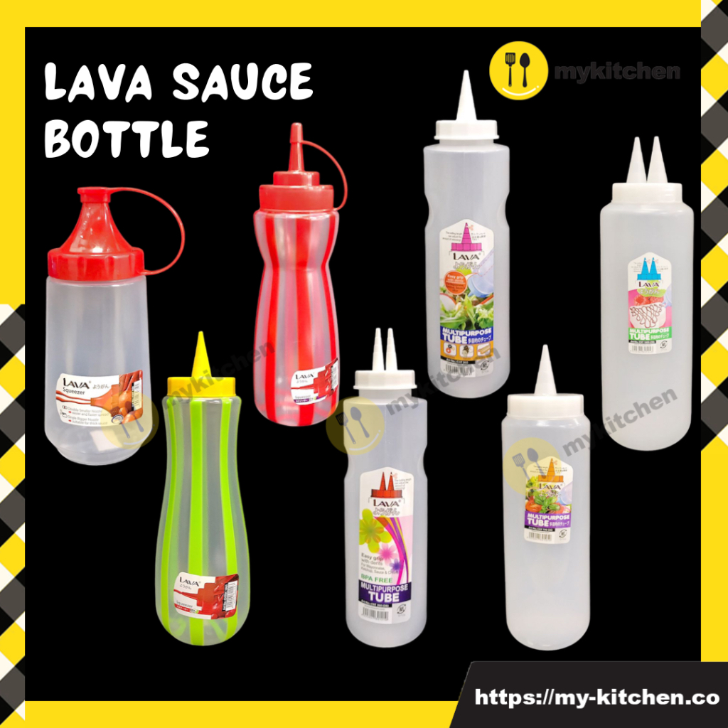 [MY KITCHEN] Lava Sauce Bottle Squeeze Sauce Bottle Tomato Condiment ...