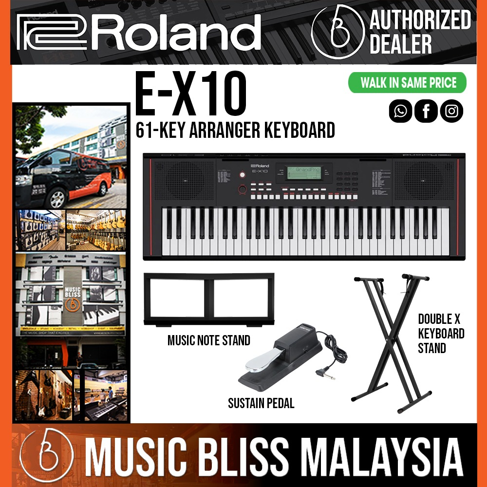 Roland E-X10 61-Key Arranger Keyboard (EX10) | Shopee Malaysia
