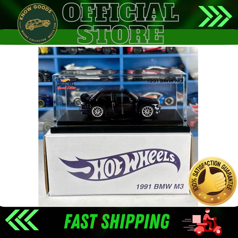 Hot Wheels Collectors Rlc Exclusive 1991 Bmw M3 Shopee Malaysia
